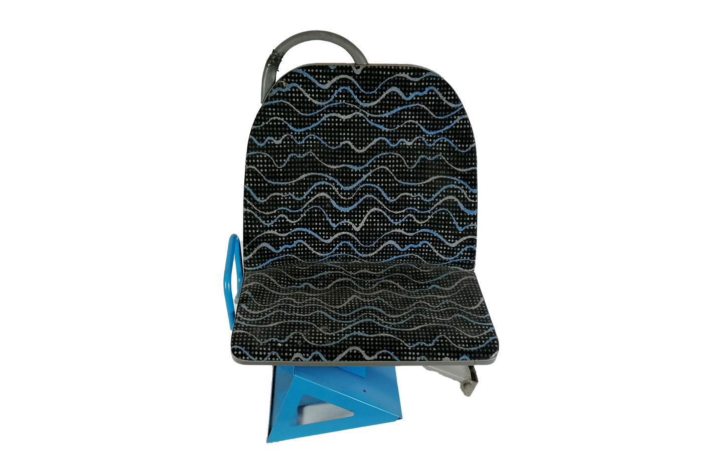 Passenger double seat from the passenger compartment of a Volvo bus ...